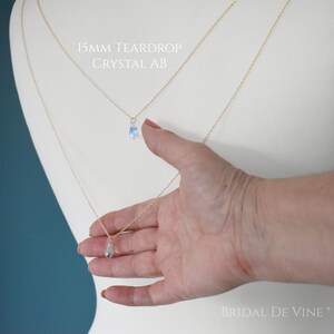 Bridal Back Jewellery, Crystal Drop Back Necklace, Backdrop Pearl Drop ...