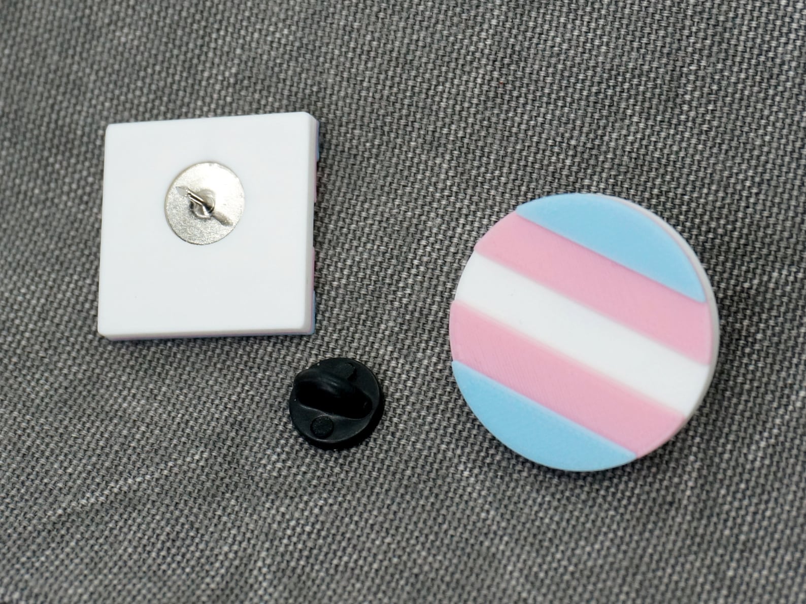 Trans Pride Pins 3D Printed LGBTQ Transgender Circle | Etsy
