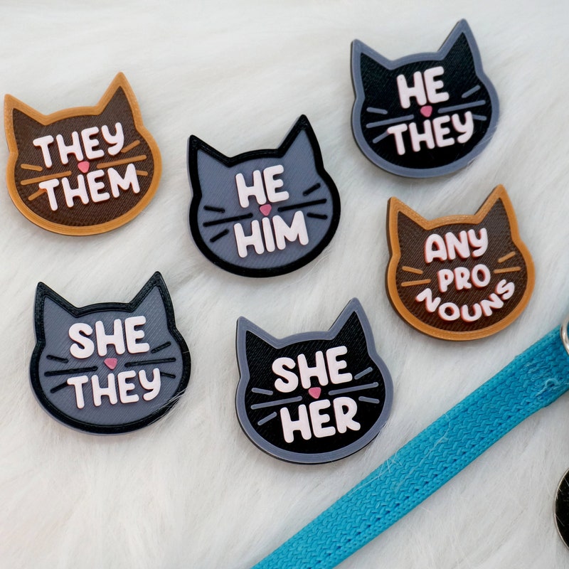 She/her Pronouns Trans Pin - Etsy