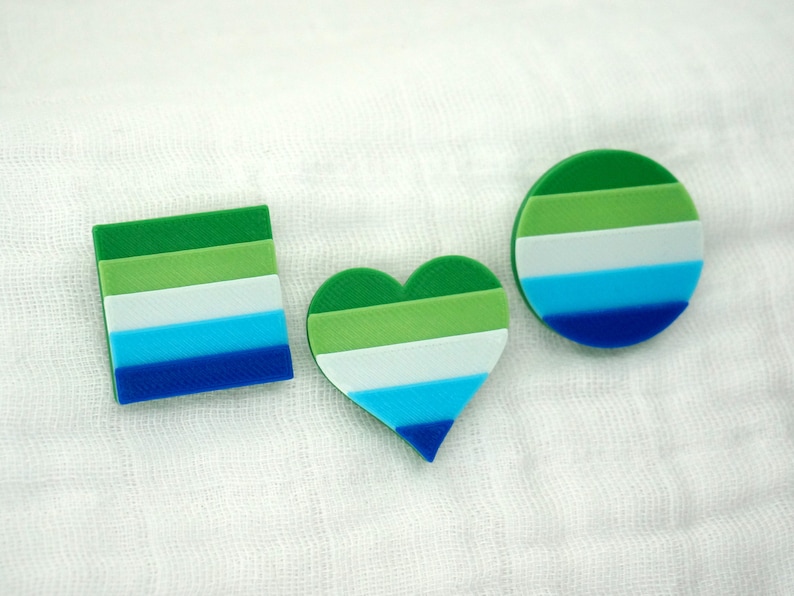 MLM Pride Pins 3D Printed LGBTQ Love is Love Proud AF - Etsy