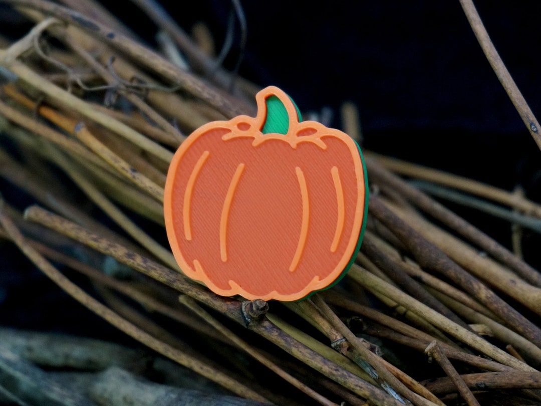 Pumpkin Pins 3D Printed Fall, Autumn, Halloween, Thanksgiving, Pumpkin ...