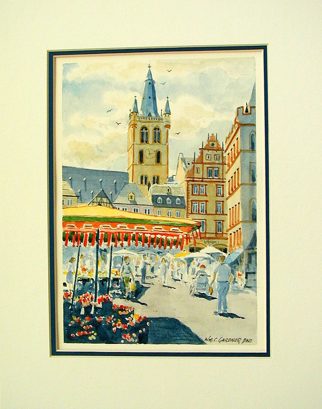 Trier, Germany Watercolor Print Limited Edition 8 1/2 X 11 Signed ...
