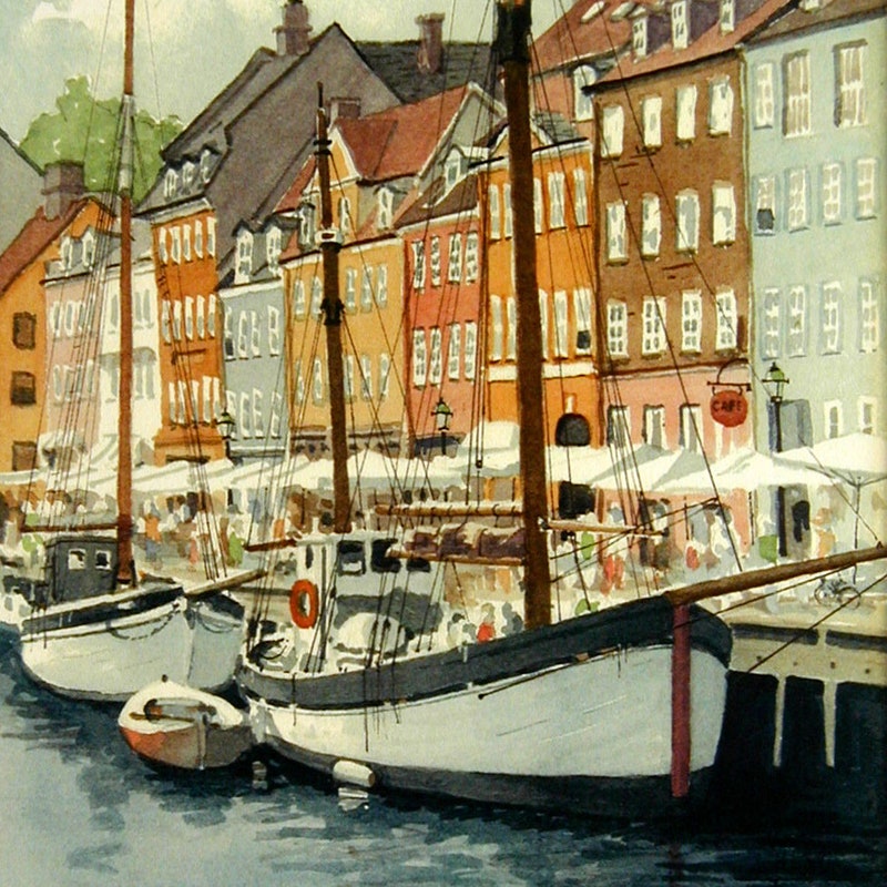 Copenhagen Painting - Etsy
