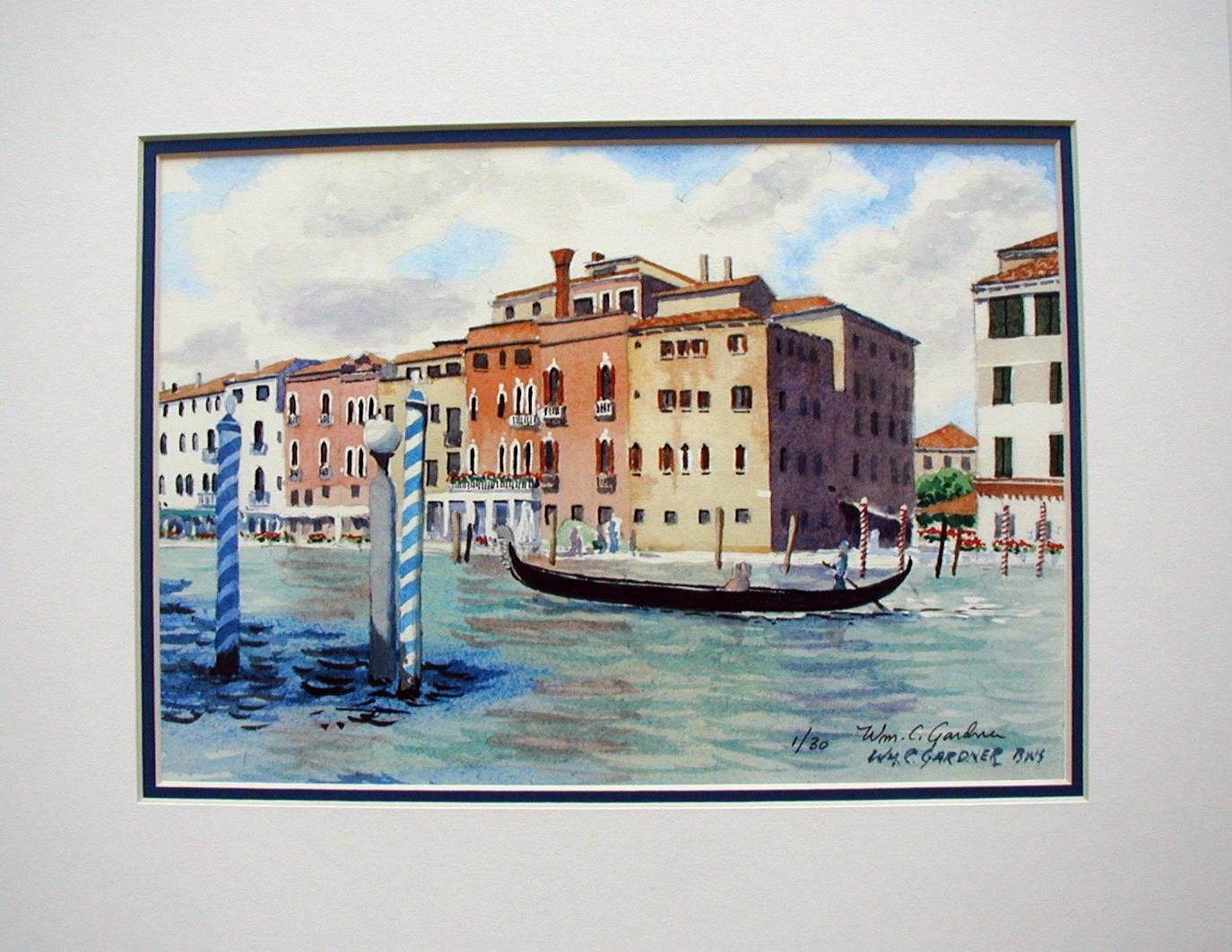 Watercolor Limited Ed. Print Grand Canal Venice, Italy Art, Painting ...