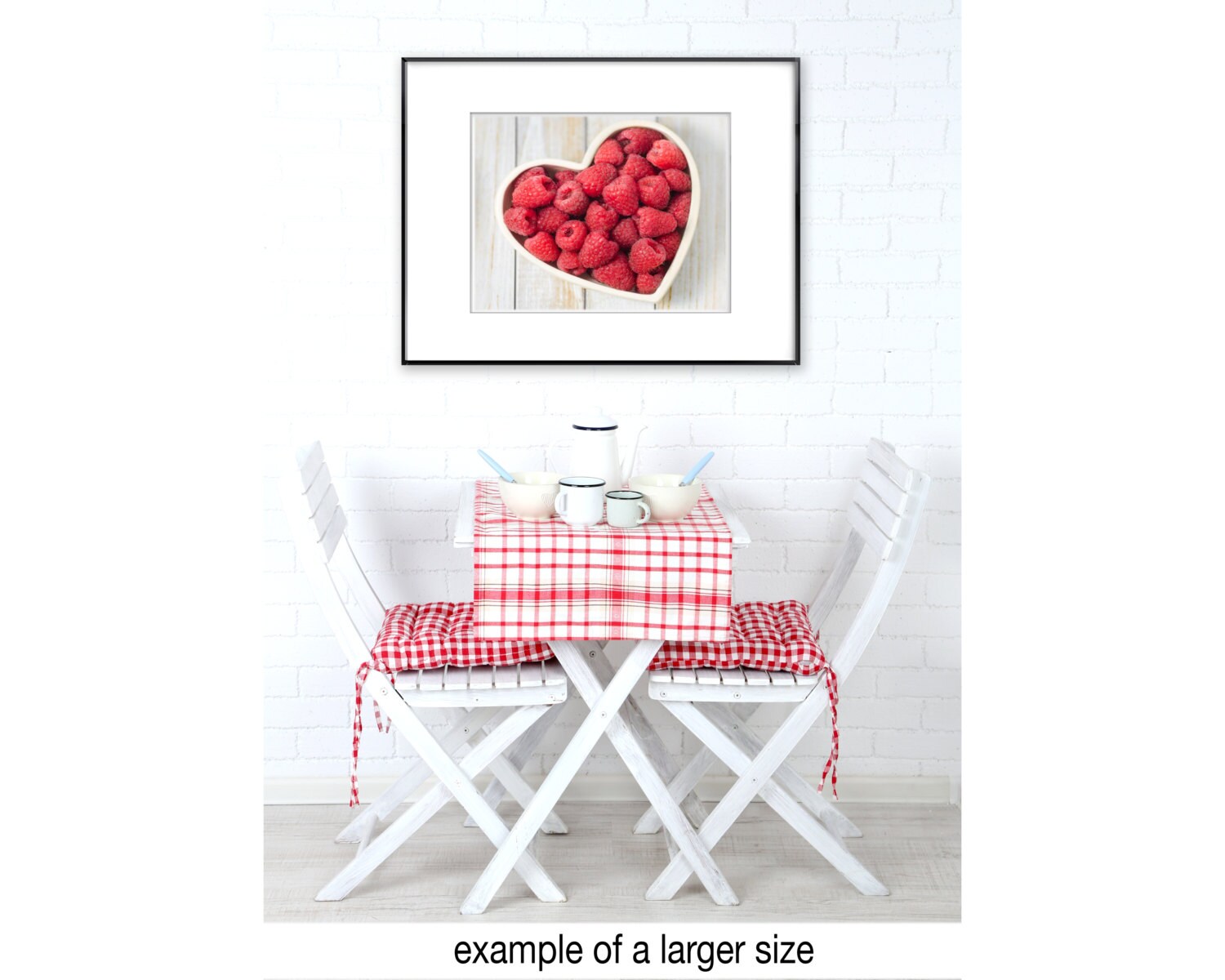 8x10 Raspberry Heart Photography Print. - Etsy