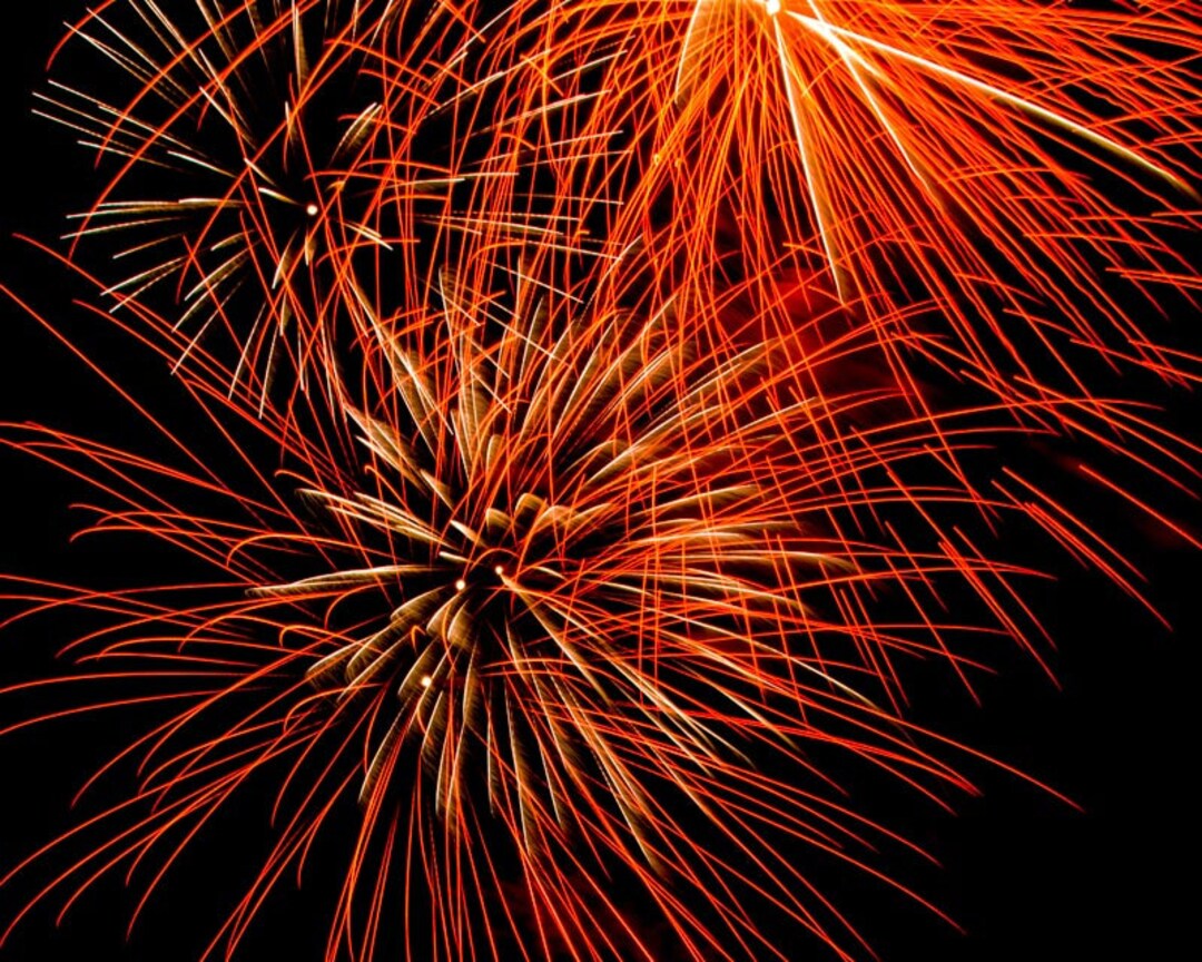 Red Fireworks: 8x10 Print. Also Available as a Card. - Etsy