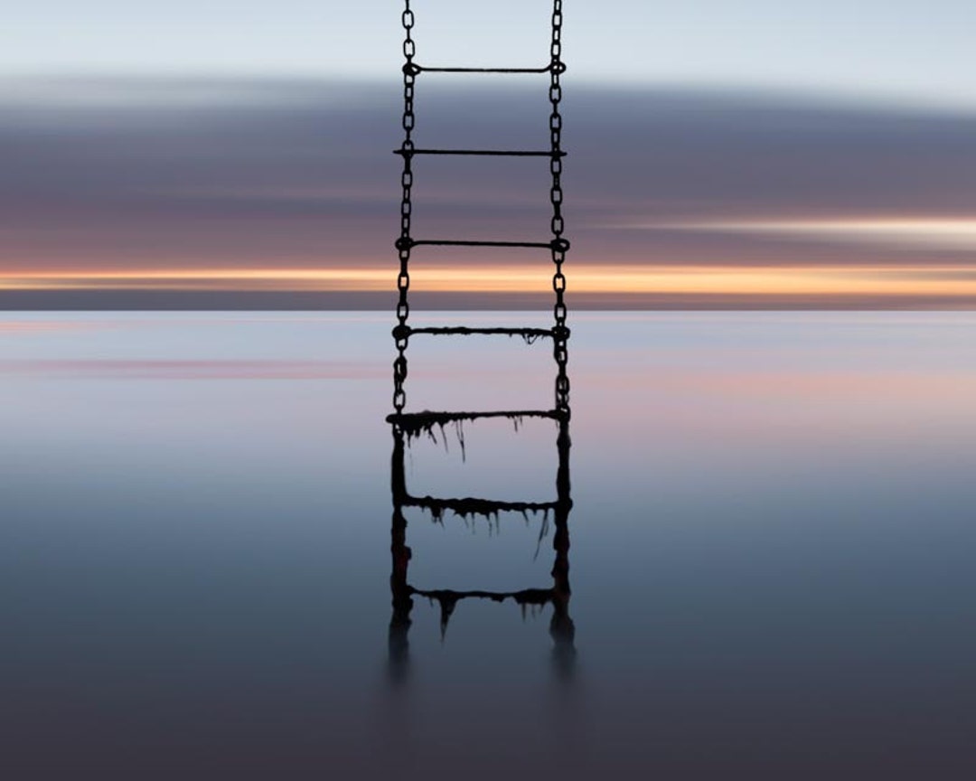 Pier Ladder: 8x10 Ocean Photographic Print. - Etsy
