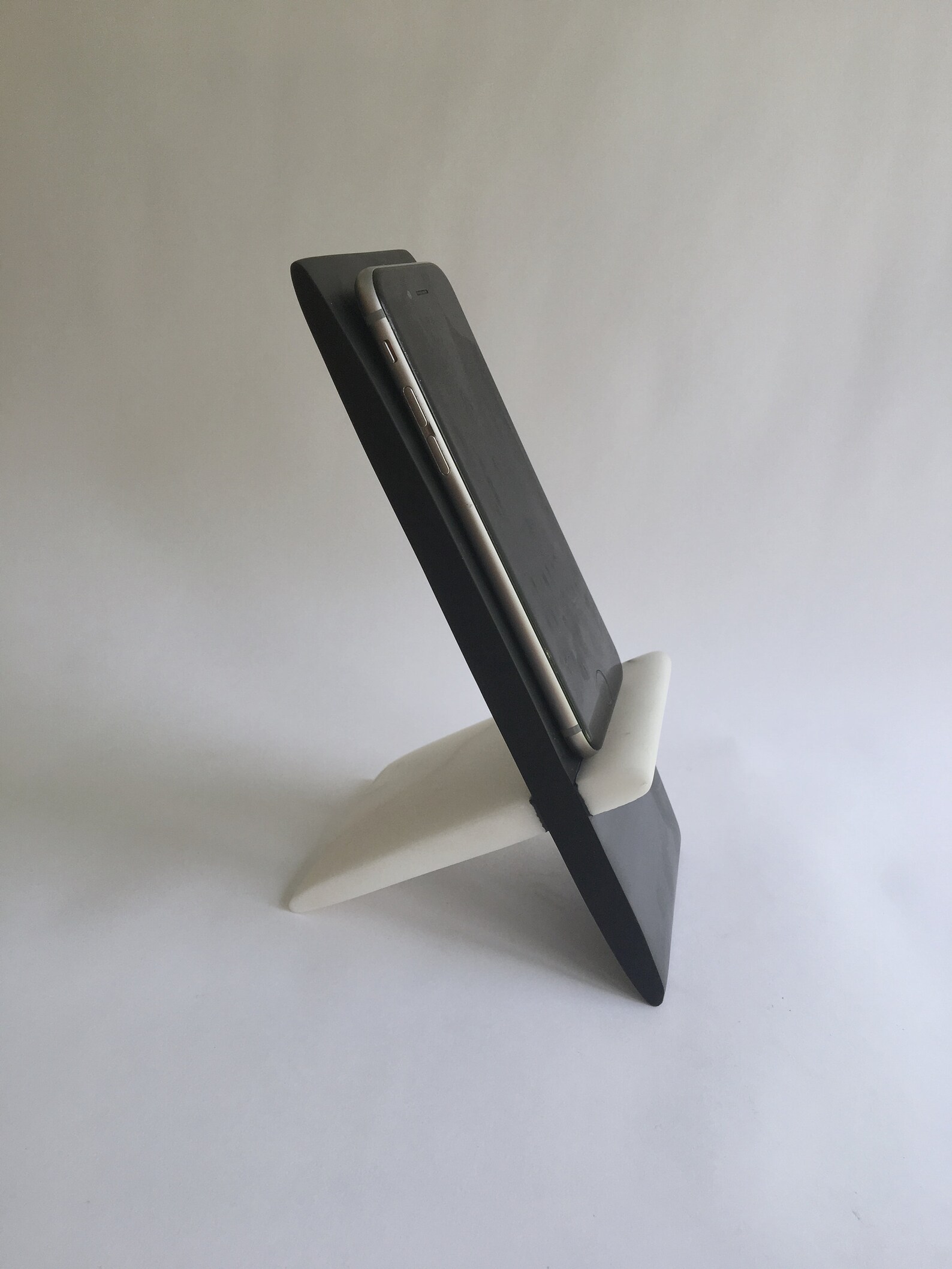 Minimalist Phone Stand White Marble Contemporary Bookends - Etsy