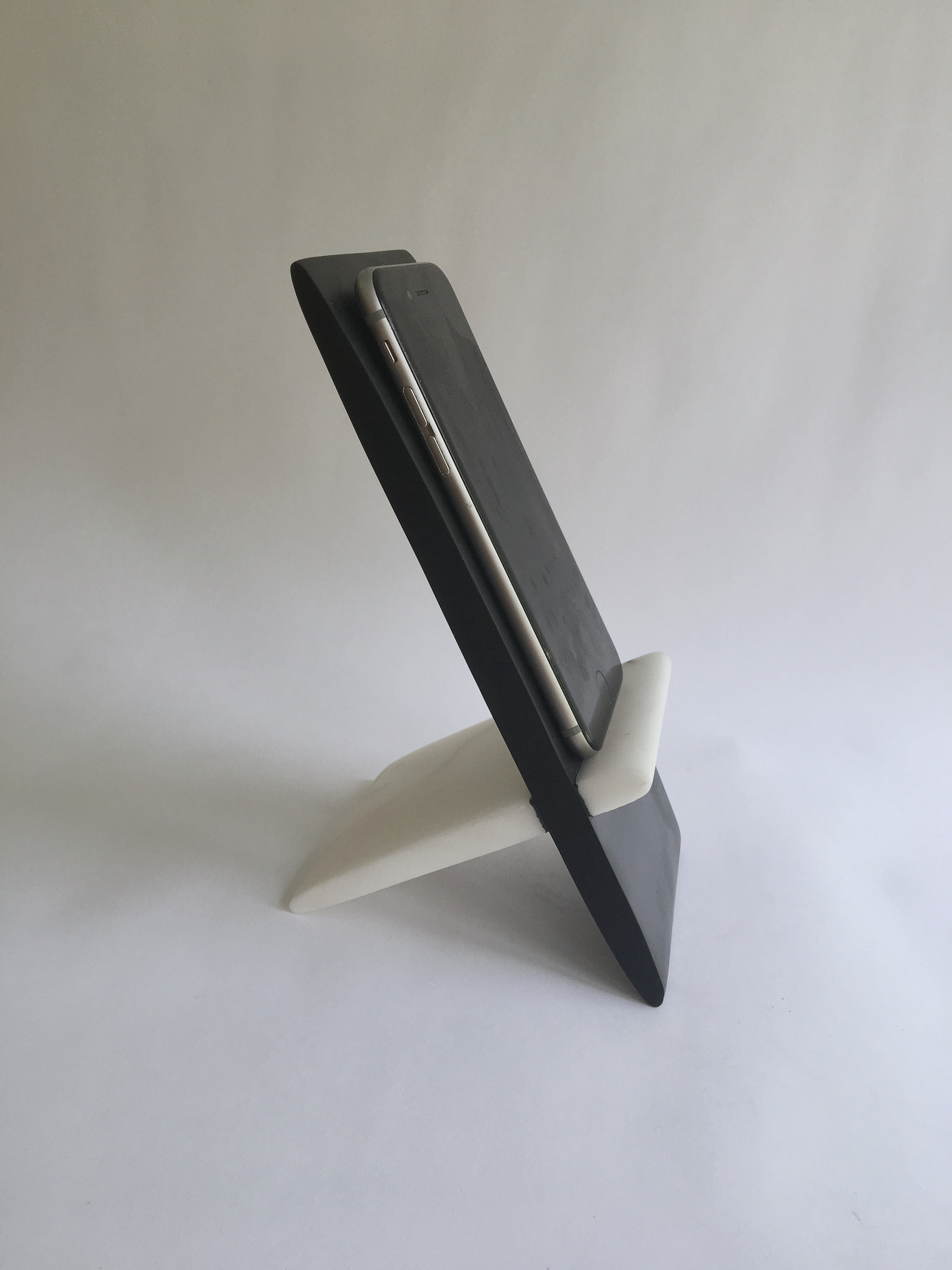 Minimalist Phone Stand White Marble Contemporary Bookends - Etsy