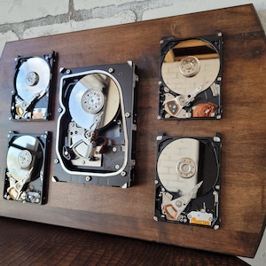Hard Drive Wall Decor, Geek Gift, Gaming Tech Nerd Enthusiast Art - Etsy