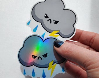 Thunderstorm Stickers - Etsy