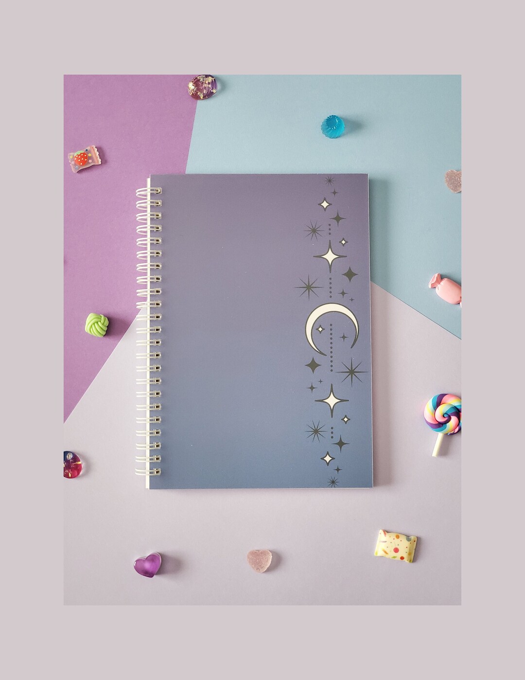 Sticker Book Starry Night Sky Sticker Collection Notebook Reusable ...