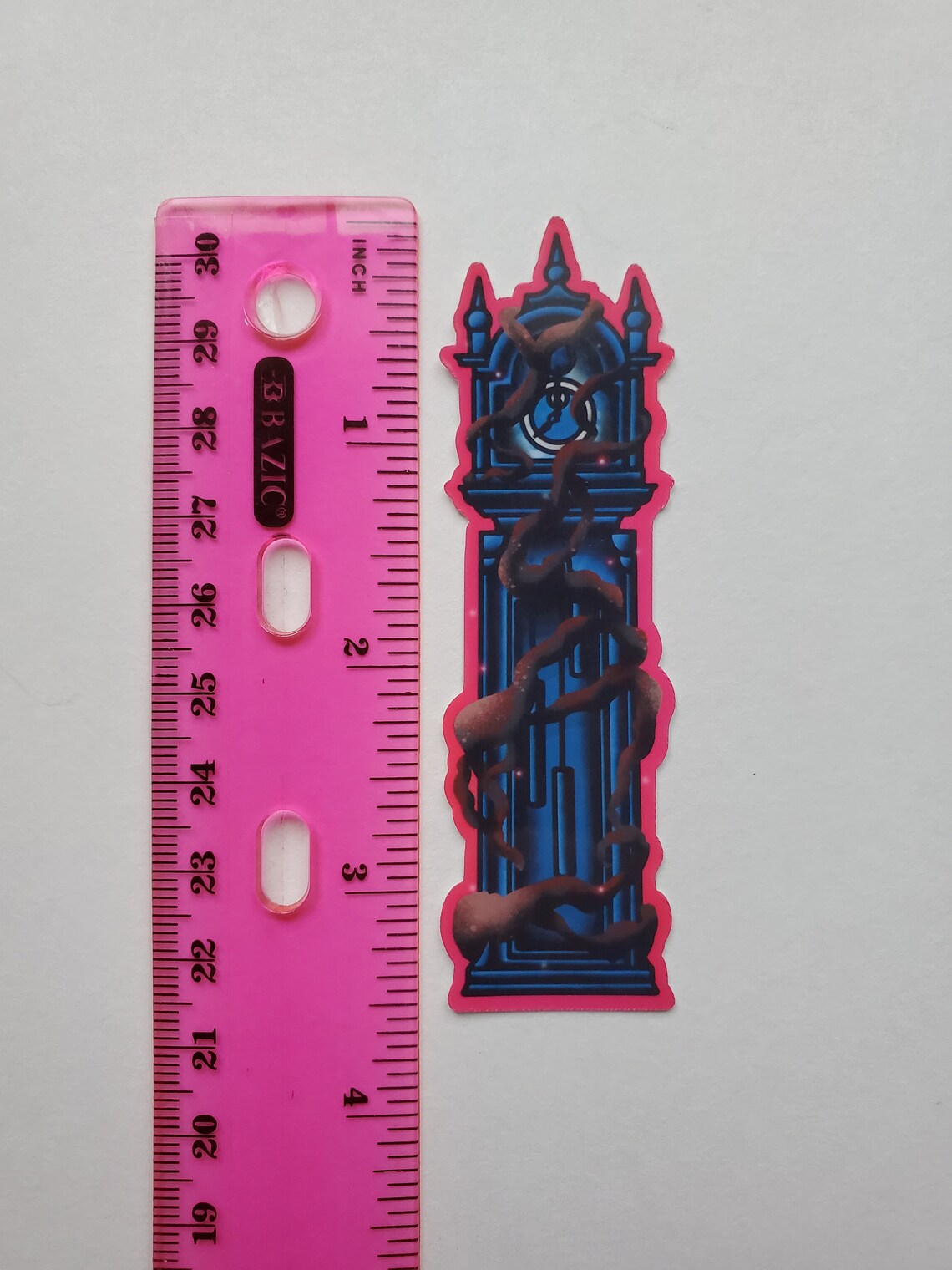 Cursed Clock Dark Wizard Strange Grandfather Clock Sticker - Etsy