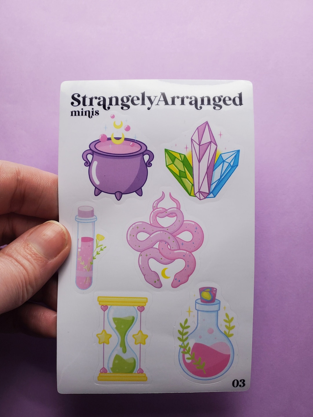 Mini Sticker Set 03 | Sticker Sheet Minis | Tiny Stickers - Etsy