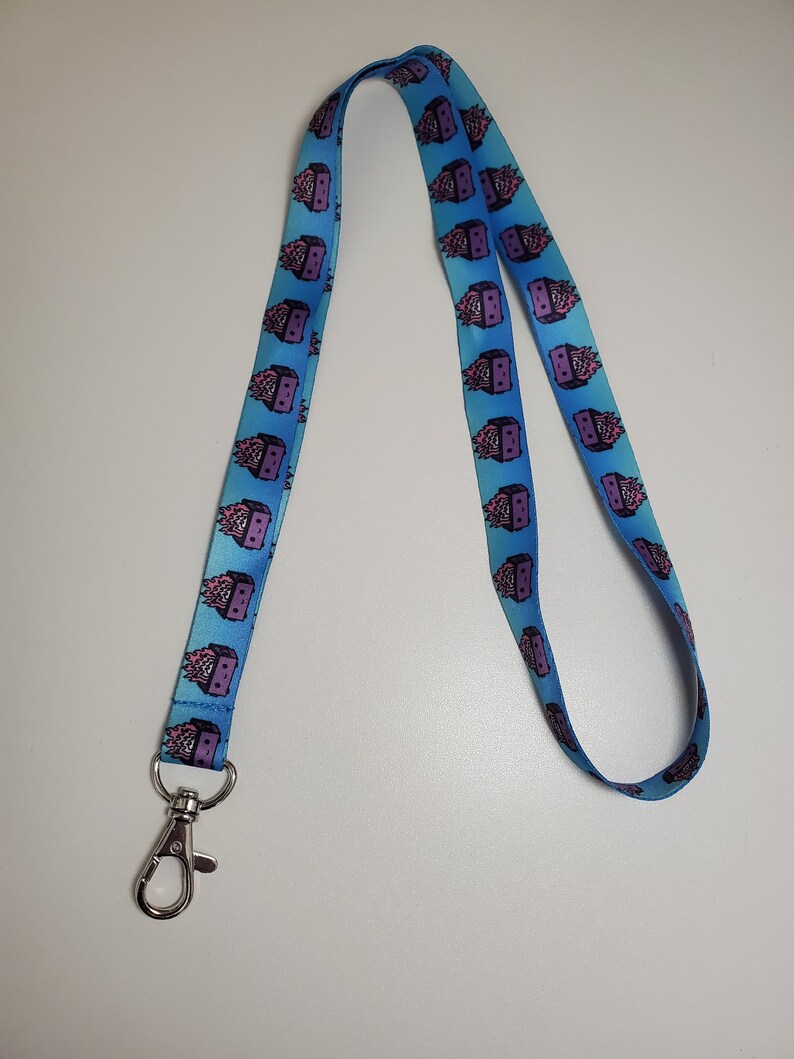 Dumpster Fire Lanyard Funny Cute Slim Lanyard - Etsy