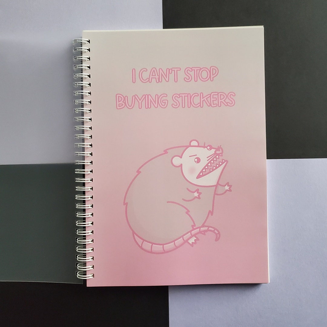 XL Sticker Book | Screaming Possum Sticker Collection LARGE Notebook ...