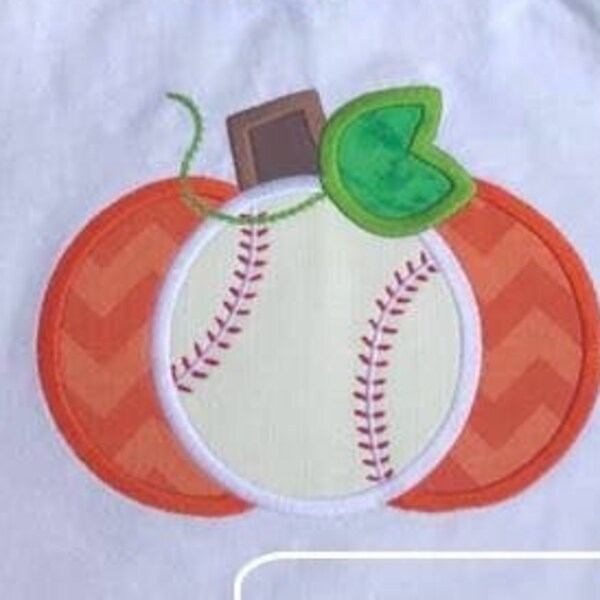 Baseball Applique Design - Etsy