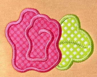 Flowers Applique Machine Embroidery Design SPRING04 - Etsy