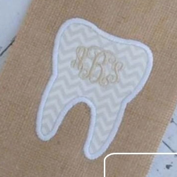 Tooth Applique - Etsy