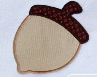Acorn Applique Acorn Applique Design Acorn Design Acorn Zig Zag ...