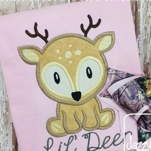 Deer Applique - Etsy