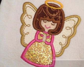 Angel applique | Etsy