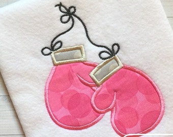 Boxing Gloves Applique Embroidery Design in 3x3 4x4 and 5x7 Sizes - Etsy