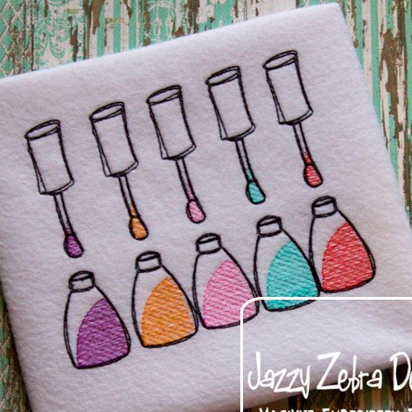 Manicure Embroidery - Etsy