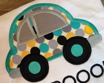 My Little Car Applique Machine Embroidery Design Patterns in 4 Sizes 3 ...