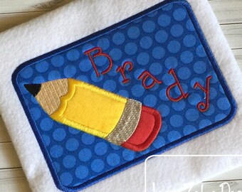 Pencil Frame Machine Embroidery Design 13 Sizes Split Pencil Embroidery ...