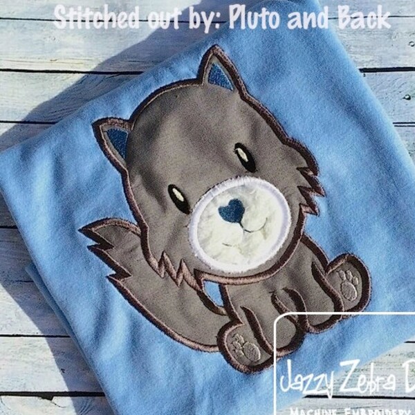 Wolf Applique - Etsy