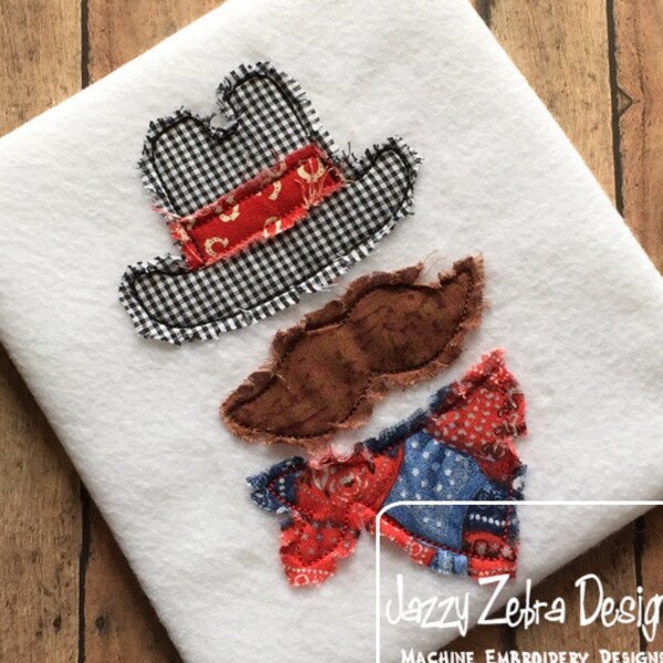 Cowboy Applique - Etsy