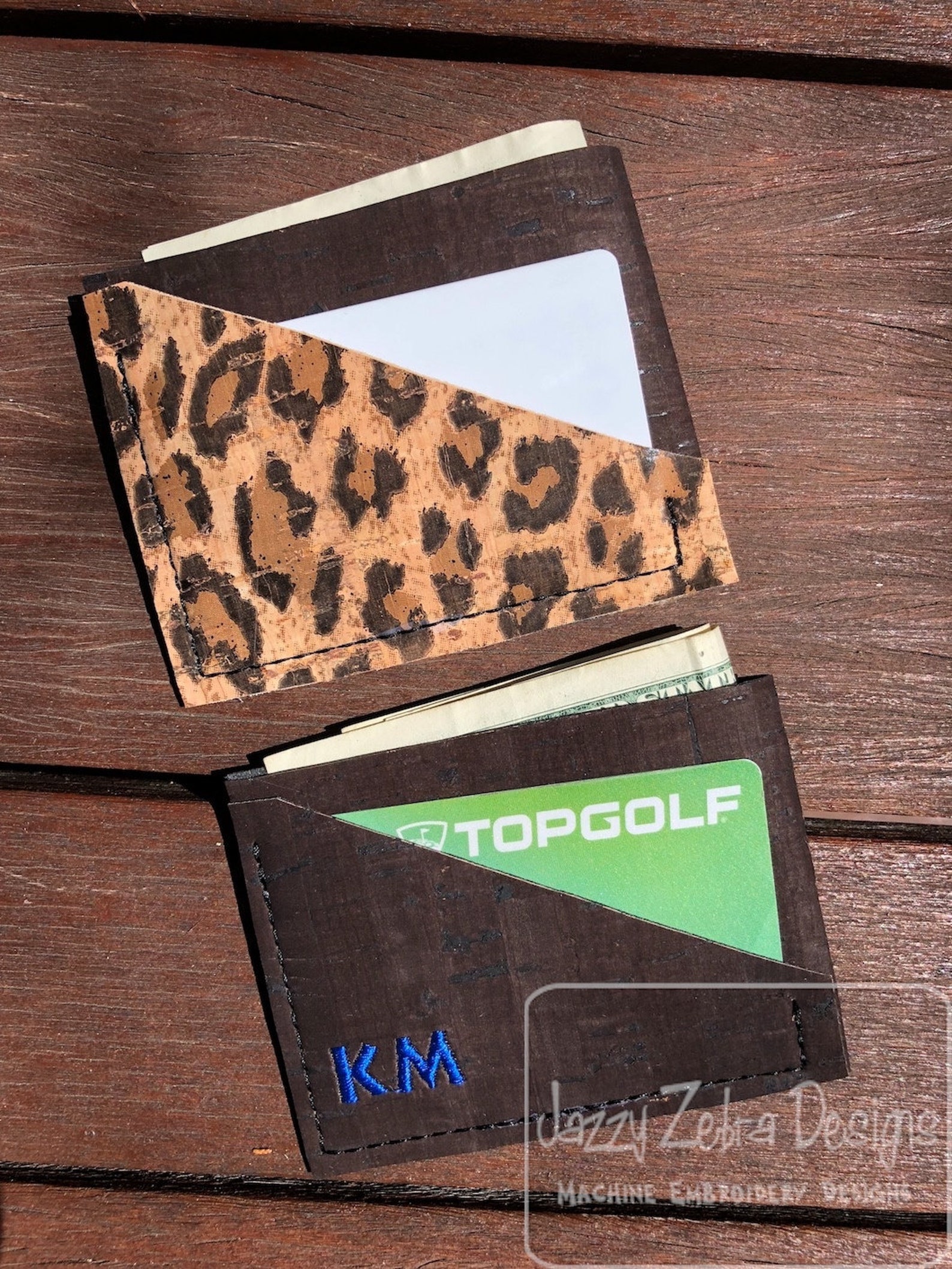 Front Pocket Wallet in the Hoop Machine Embroidery Design | Etsy