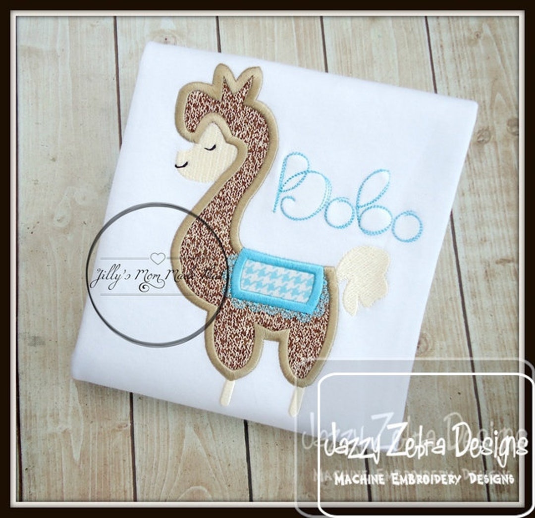 Llama Applique Machine Embroidery Design - Etsy