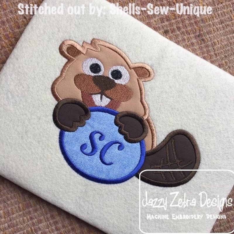 Beaver Embroidery File - Etsy