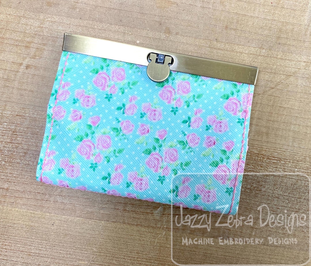 Diva Wallet in the Hoop Machine Embroidery Design - Etsy UK