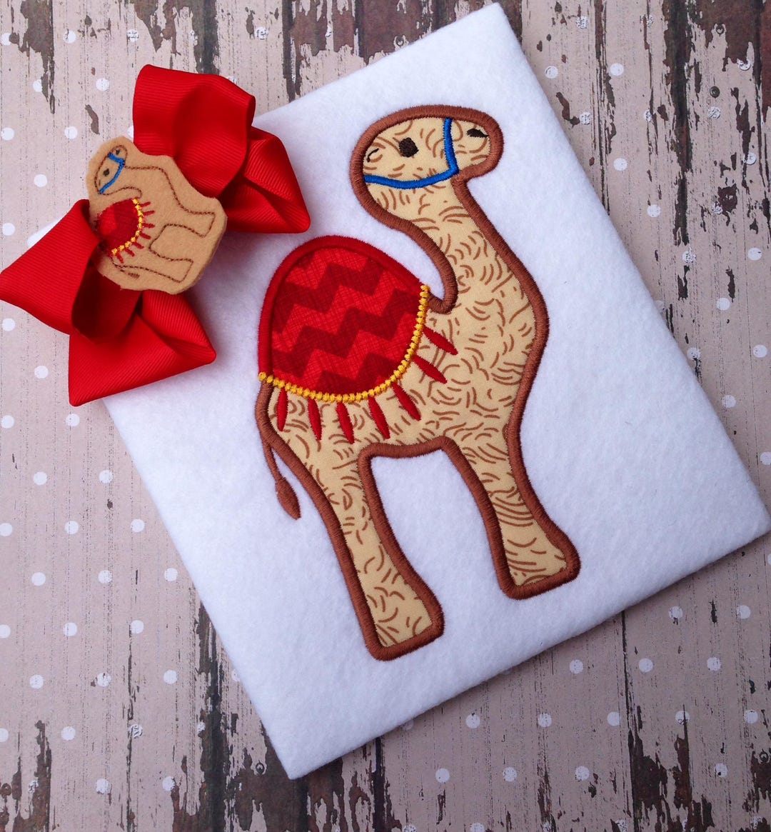 Camel Appliqué Machine Embroidery Design - Etsy