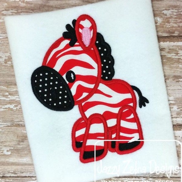 Zebra Applique - Etsy