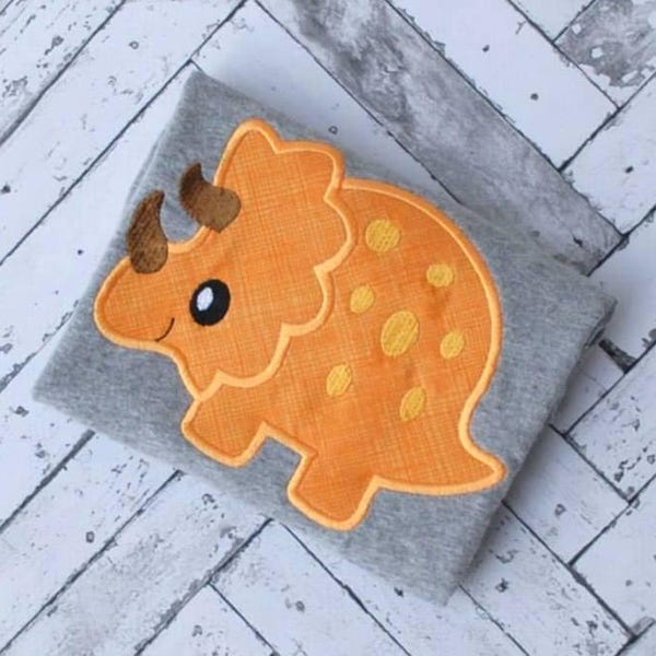 Dinosaur Applique - Etsy