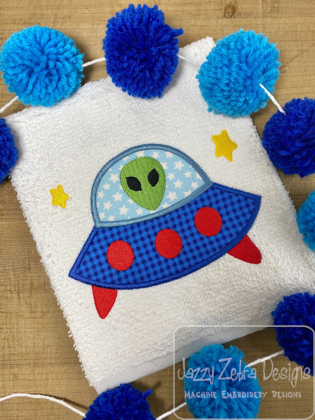 Alien and Spaceship Appliqué Machine Embroidery Design - Etsy