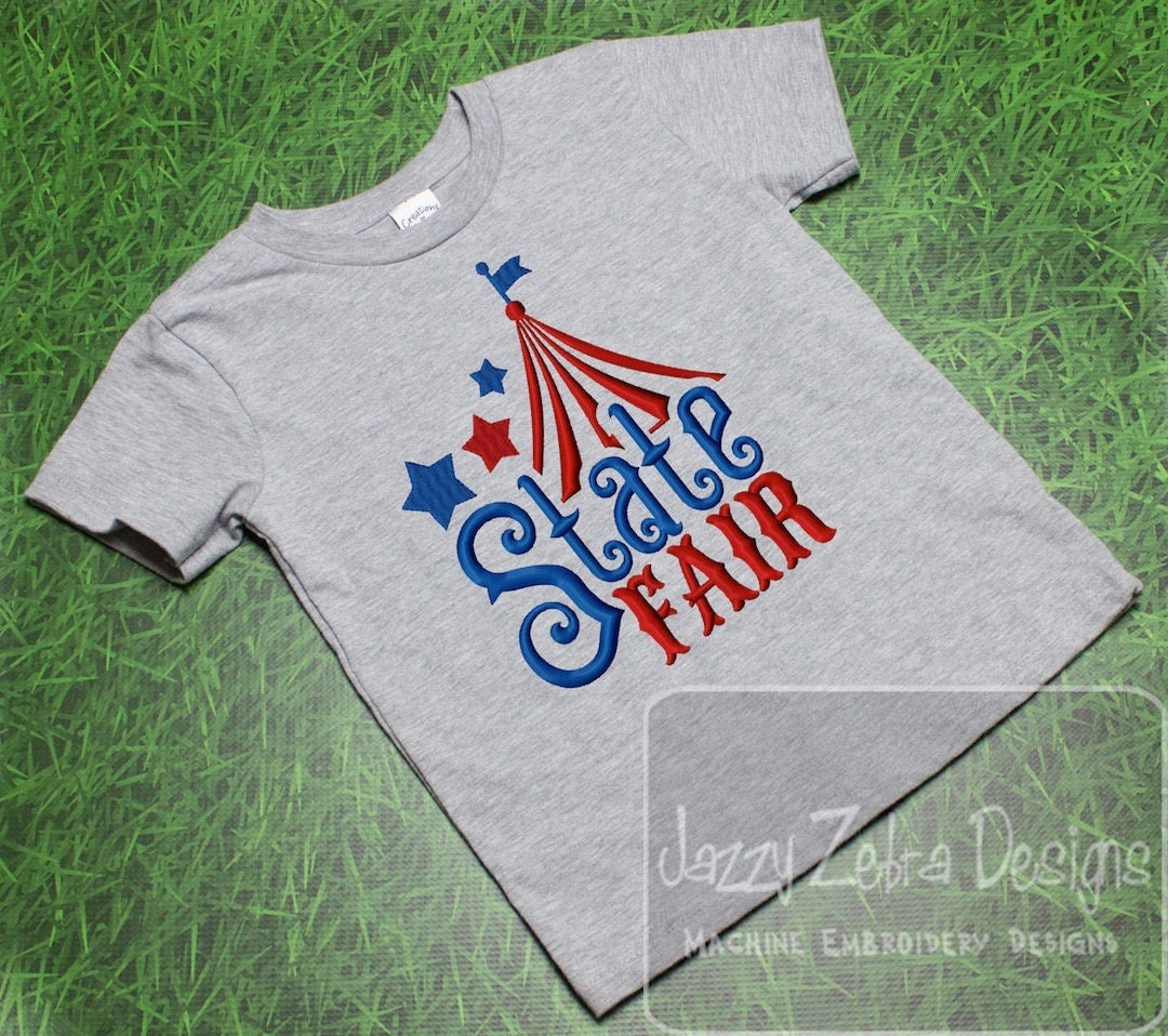 State Fair Saying Machine Embroidery Design - Etsy