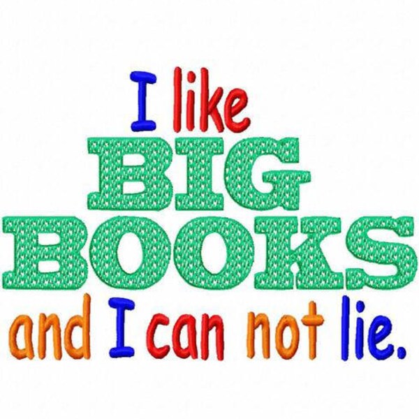 I Like Big Books - Etsy