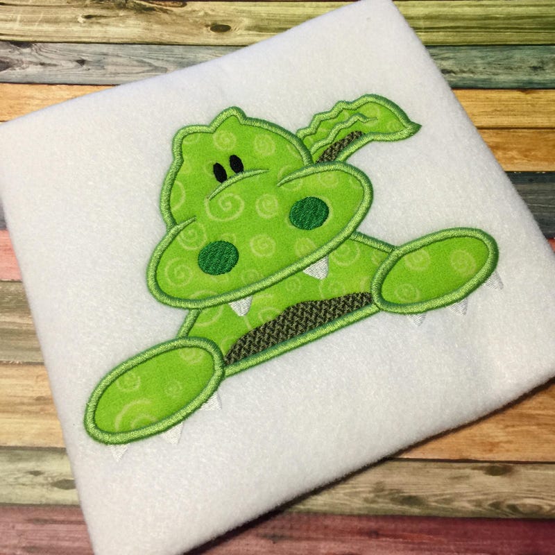 Alligator Applique - Etsy