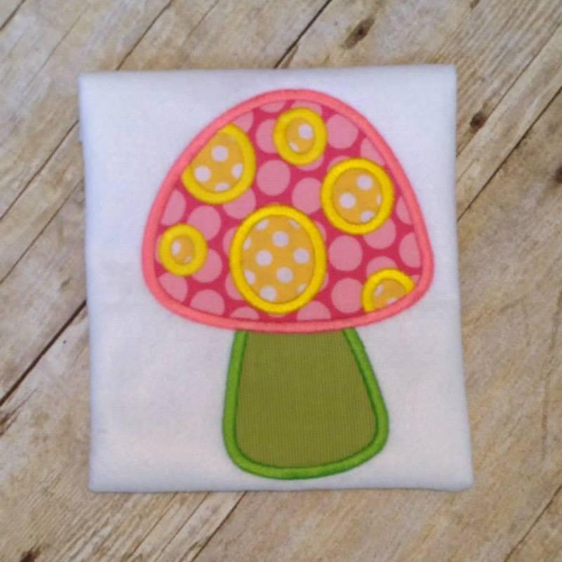 Mushroom Applique - Etsy