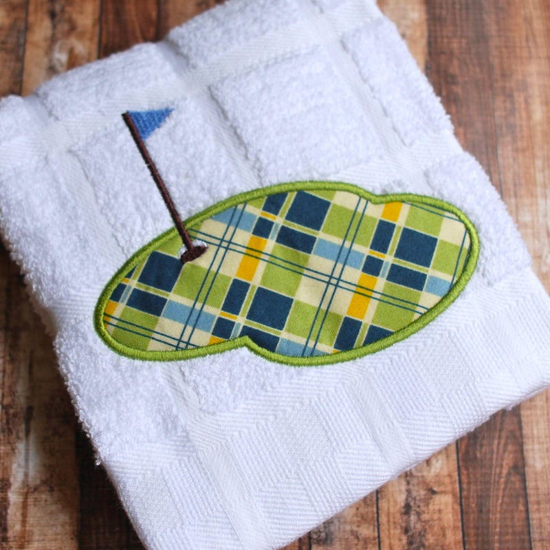 Golf Applique - Etsy