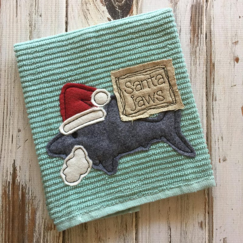 Jaws Embroidery - Etsy