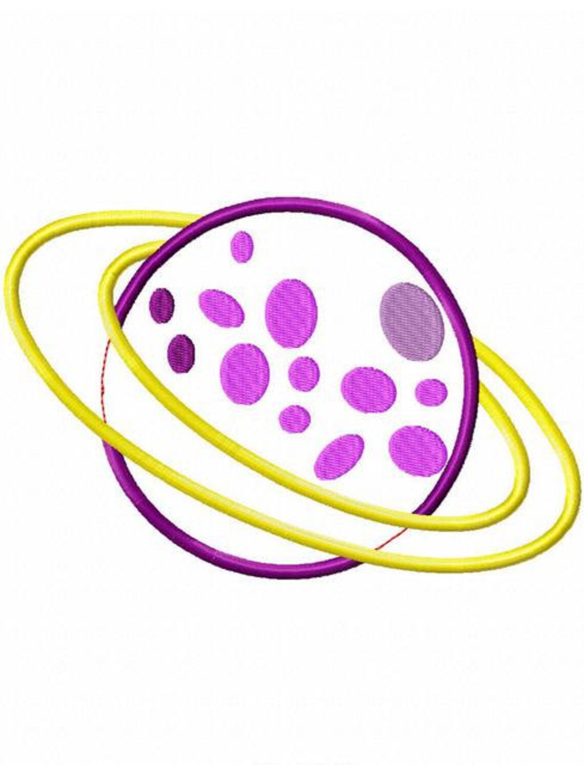 Planet Appliqué Machine Embroidery Design | Etsy