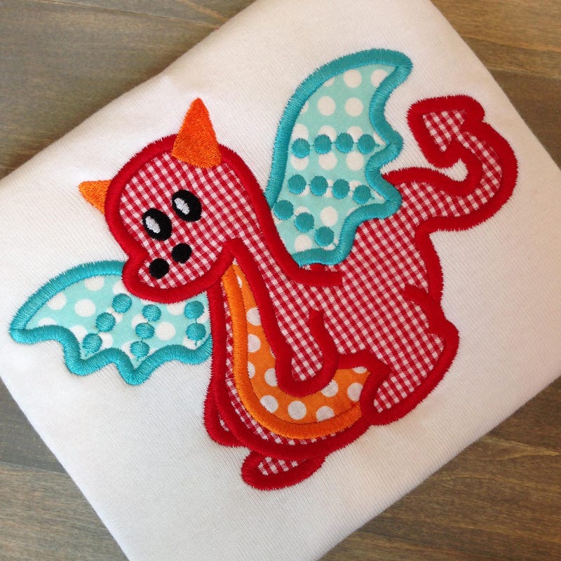 Dragon Applique - Etsy
