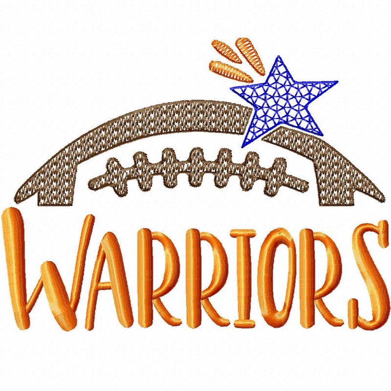 Warriors Embroidery - Etsy