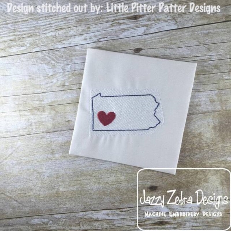 State Applique - Etsy